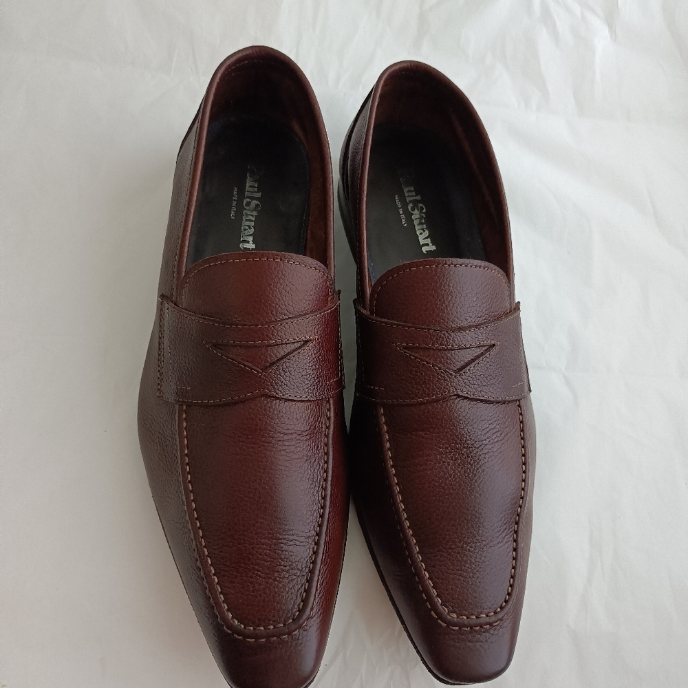 Paul Stuart Leather Men's Penny Loafer Shoes 9 - Gem